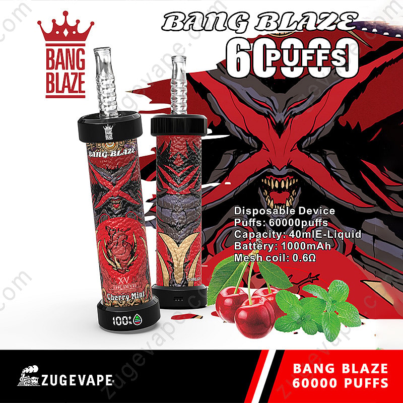 Bang Blaze 60000 Puffs 60K LED-display Engångs Vape Pen - ZugeVape