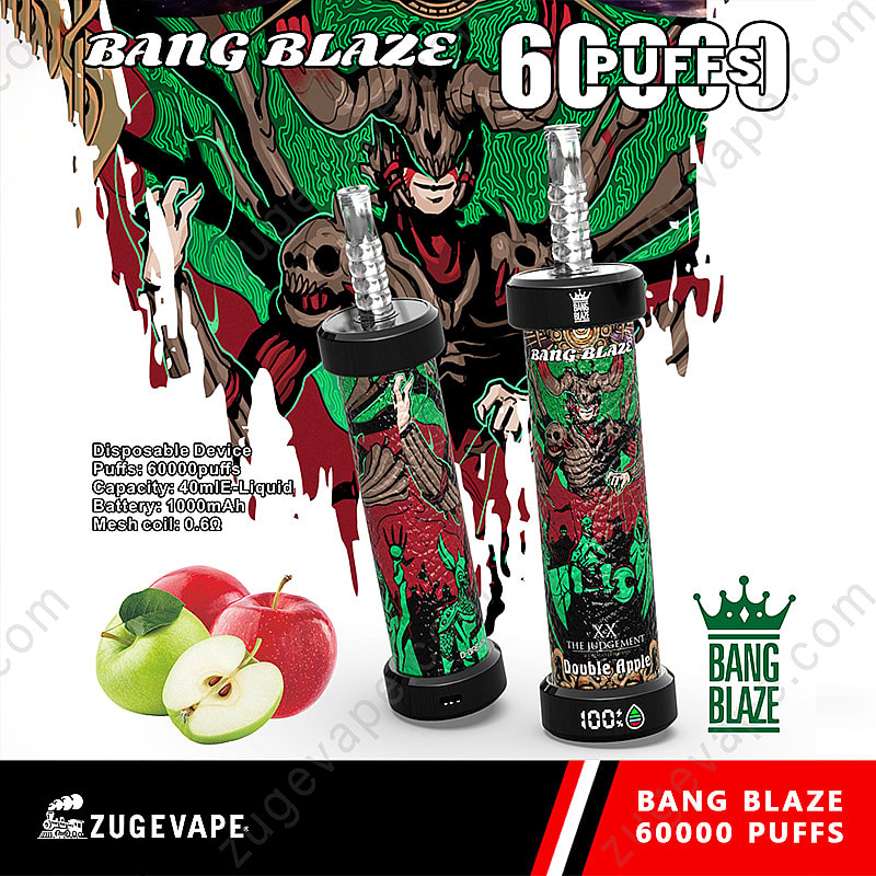 Bang Blaze 60000 Puffs 60K LED-display Engångs Vape Pen - ZugeVape