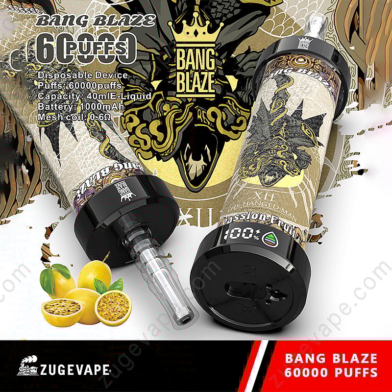 Bang Blaze 60000 Puffs 60K LED Display Disposable Vape Pen - ZugeVape