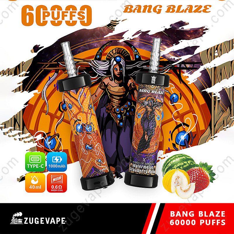 Bang Blaze 60000 Puffs 60K LED Display Disposable Vape Pen - ZugeVape