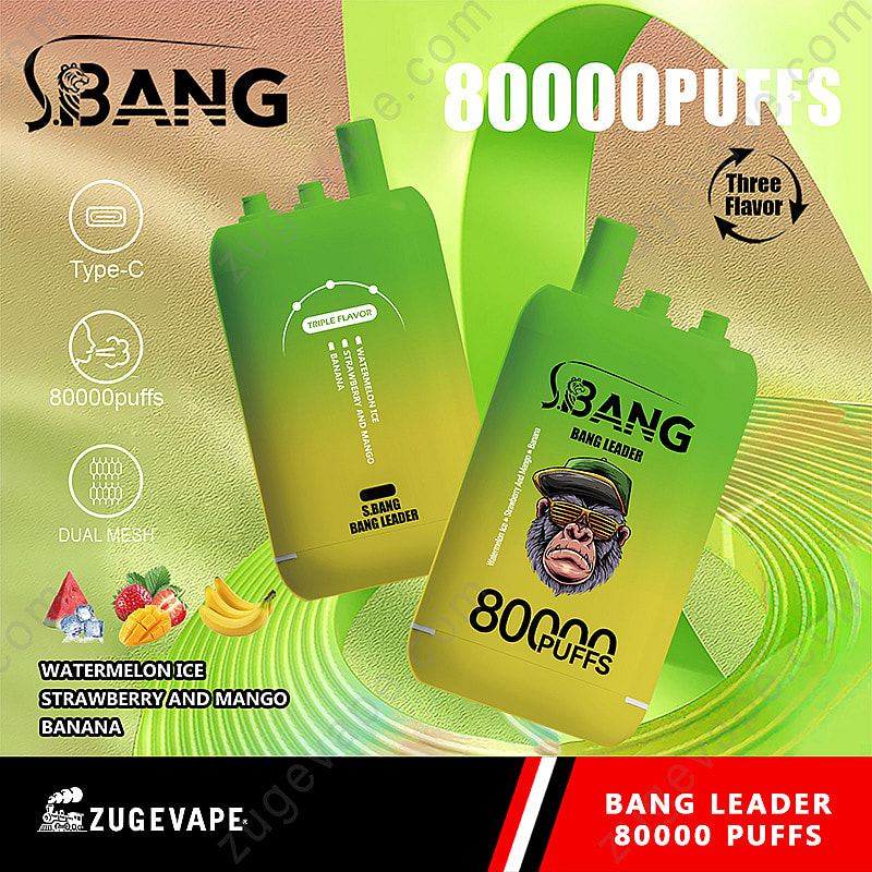 Bang Leader 80000 tiri 80k 3 in 1 Triplo aroma Vape usa e getta - ZugeVape