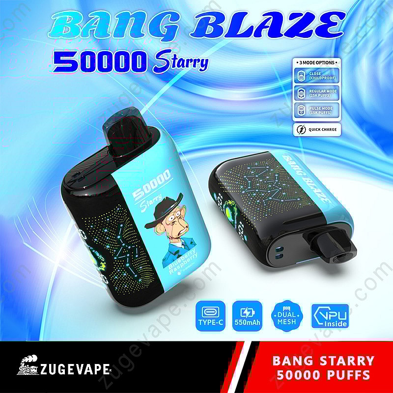 Bang Blaze 50000 Puffs 50k Starry Disposable Vape - ZugeVape