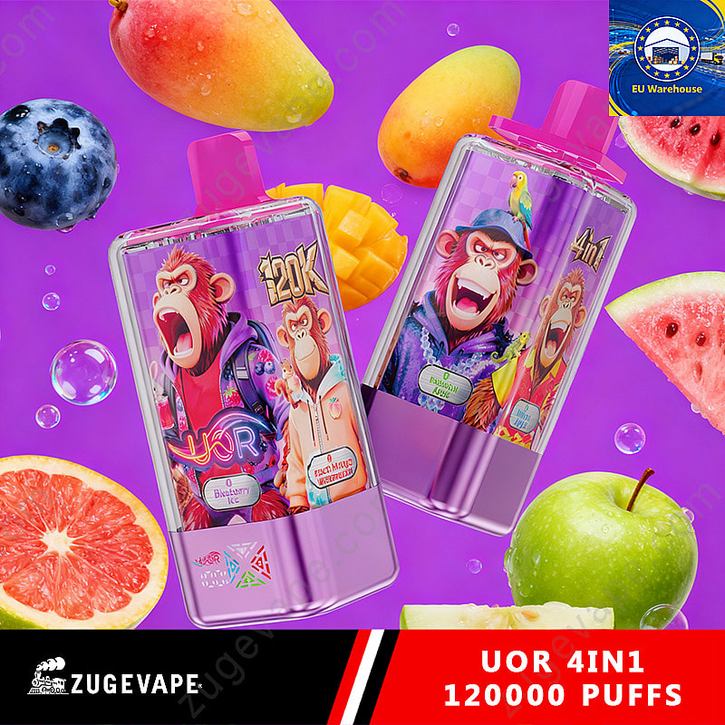 UOR 120000 Puff 4 in 1 Vape – Magazzino UE Consegna rapida - ZugeVape