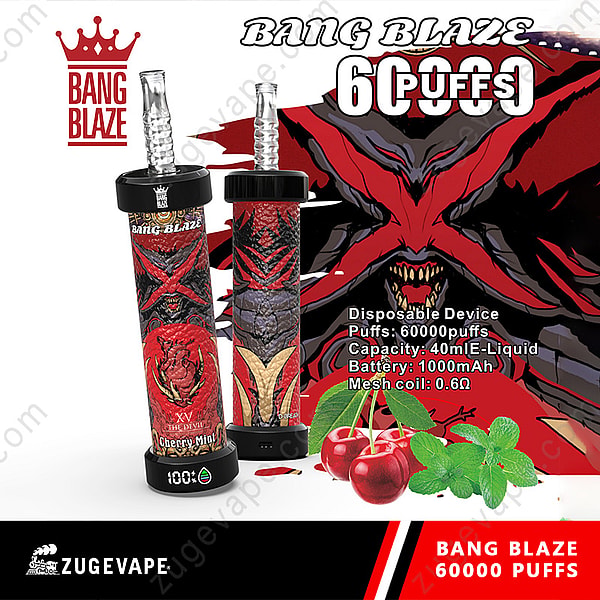 Bang Blaze 60000 Puffs 60K LED Display Disposable Vape Pen - ZugeVape