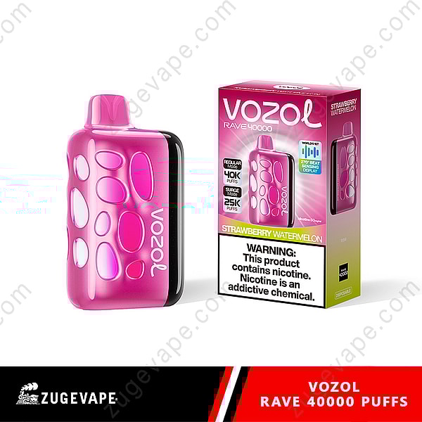 Vozol Rave 40000 Puffs – Smart Dual Power 40k Disposable Vape (EU ...